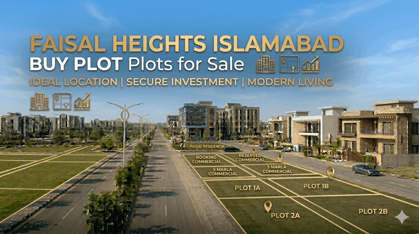 Buy Commercial Plot in Faisal Heights – Prime Investment Opportunity in ...
